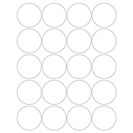 2 Inch Round Circle Labels Stickers | Labelvalue