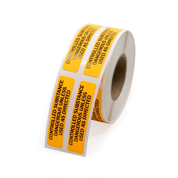 Controlled Substance Veterinary Labels