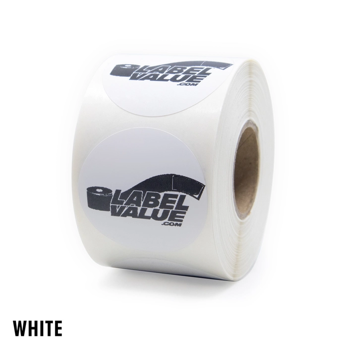 1.5 Inch Custom Fluorescent Round Stickers | Labelvalue
